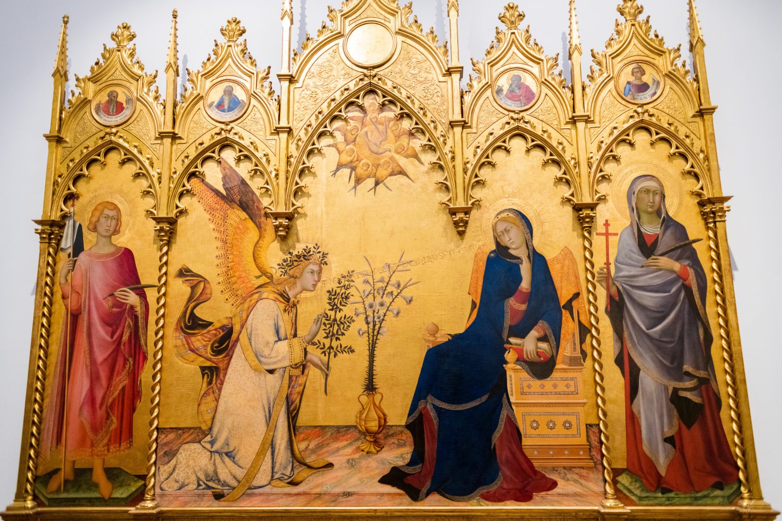 Annunciation with St. Ansanus and St. Maxima – Visual Museum